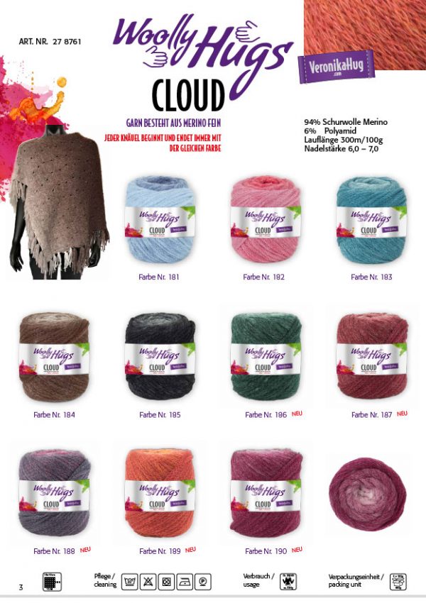 Alles über die Woolly Hugs Cloud - Veronika Hug